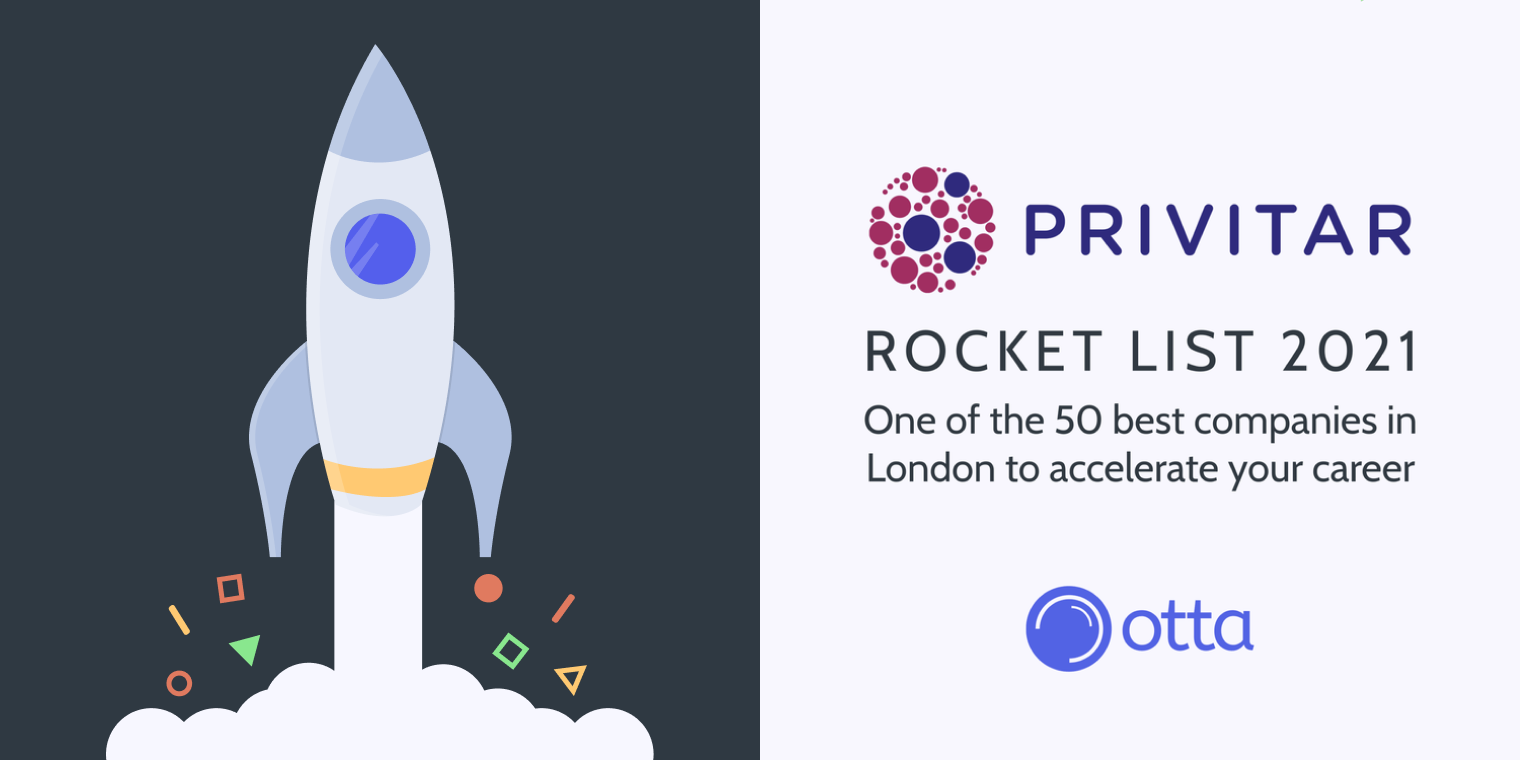 Privitar is on the Rocket List 2021!