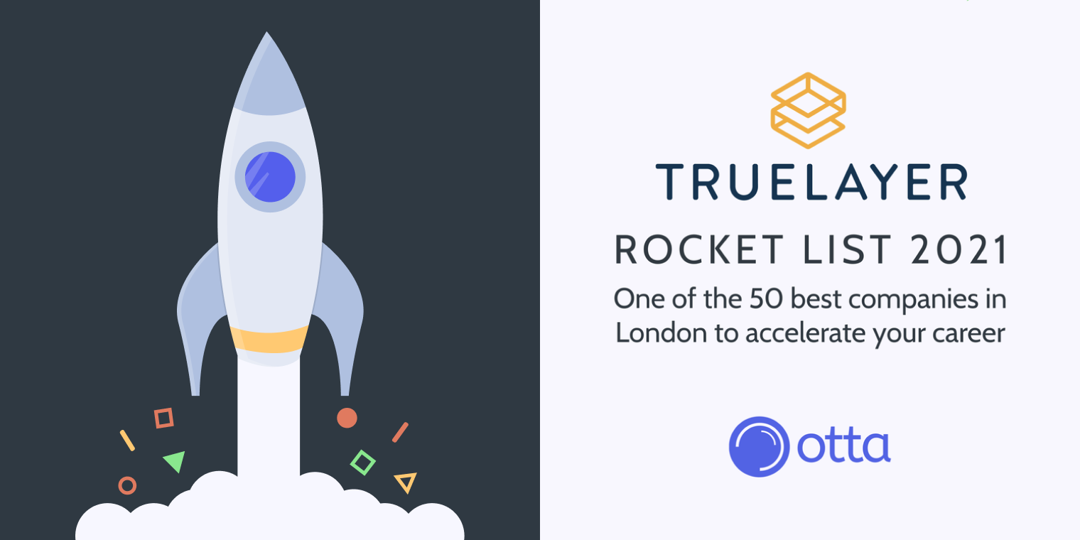 TrueLayer is on the Rocket List 2021!